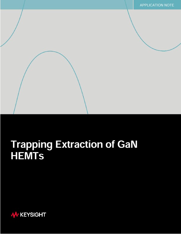 Trapping Extraction of GaN HEMTs PDF Asset Page | Keysight
